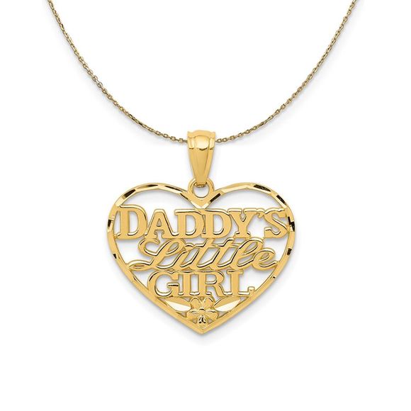 Black Bow Jewelry Co. | Jewelry | 4k Yellow Gold Daddys Little Girl ...